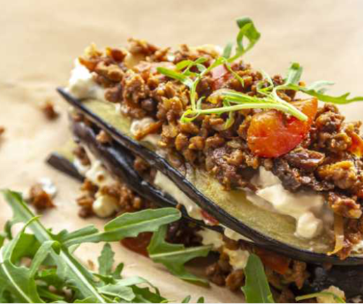 Salsa de berenjena con yogur griego y Rosso Pesto | Albal®