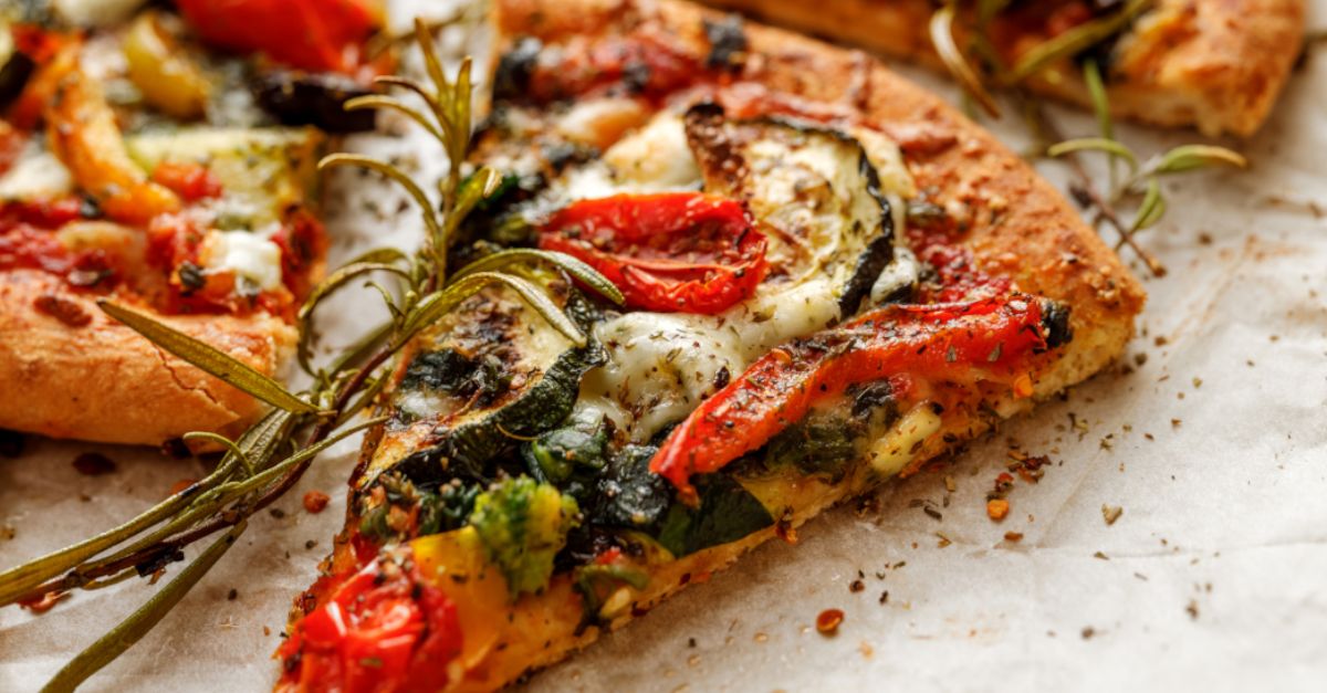 Receta Albal® de Pizza de Coliflor y Verduras